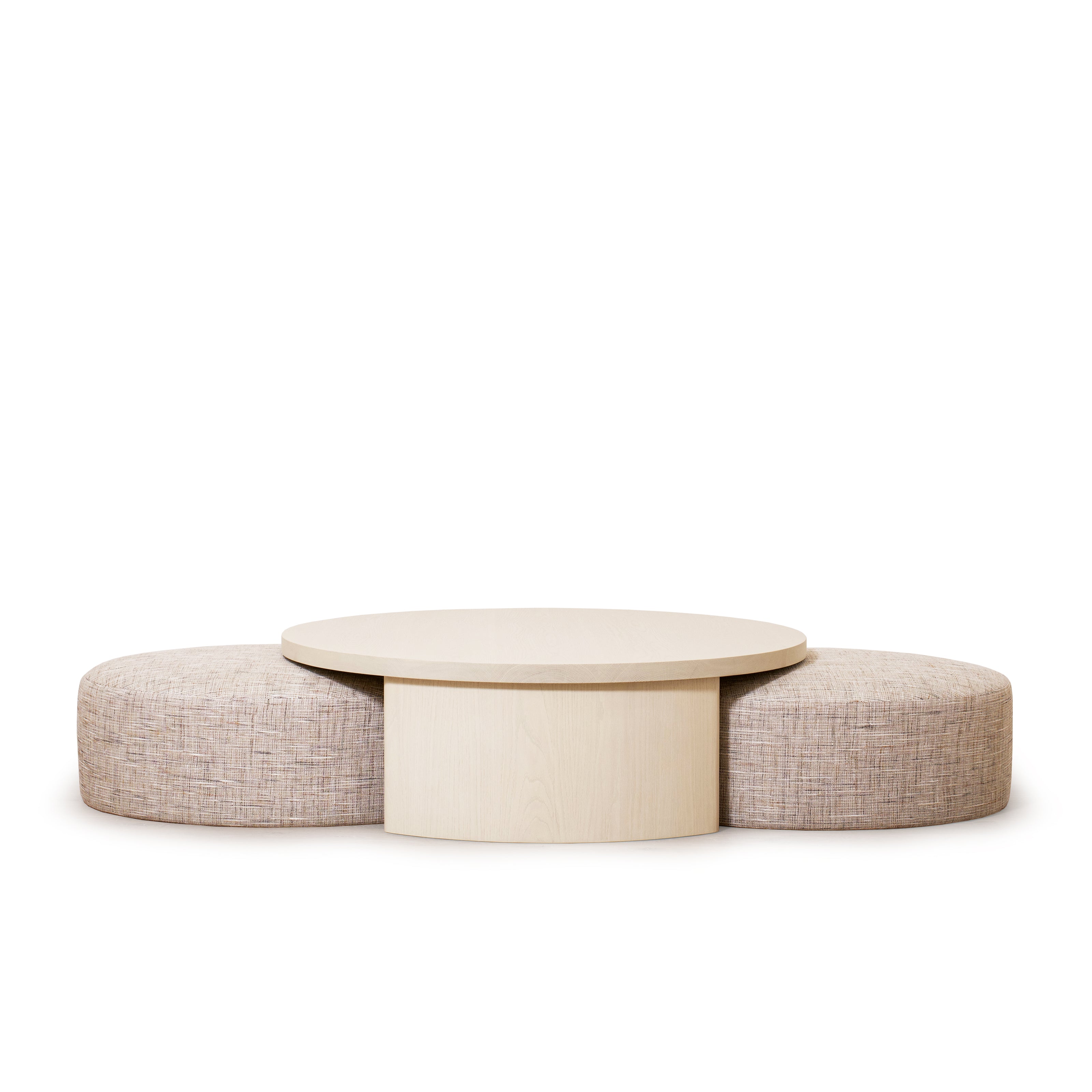 Shelby Nesting Ottomans with Tables | Muskoka Living Collection