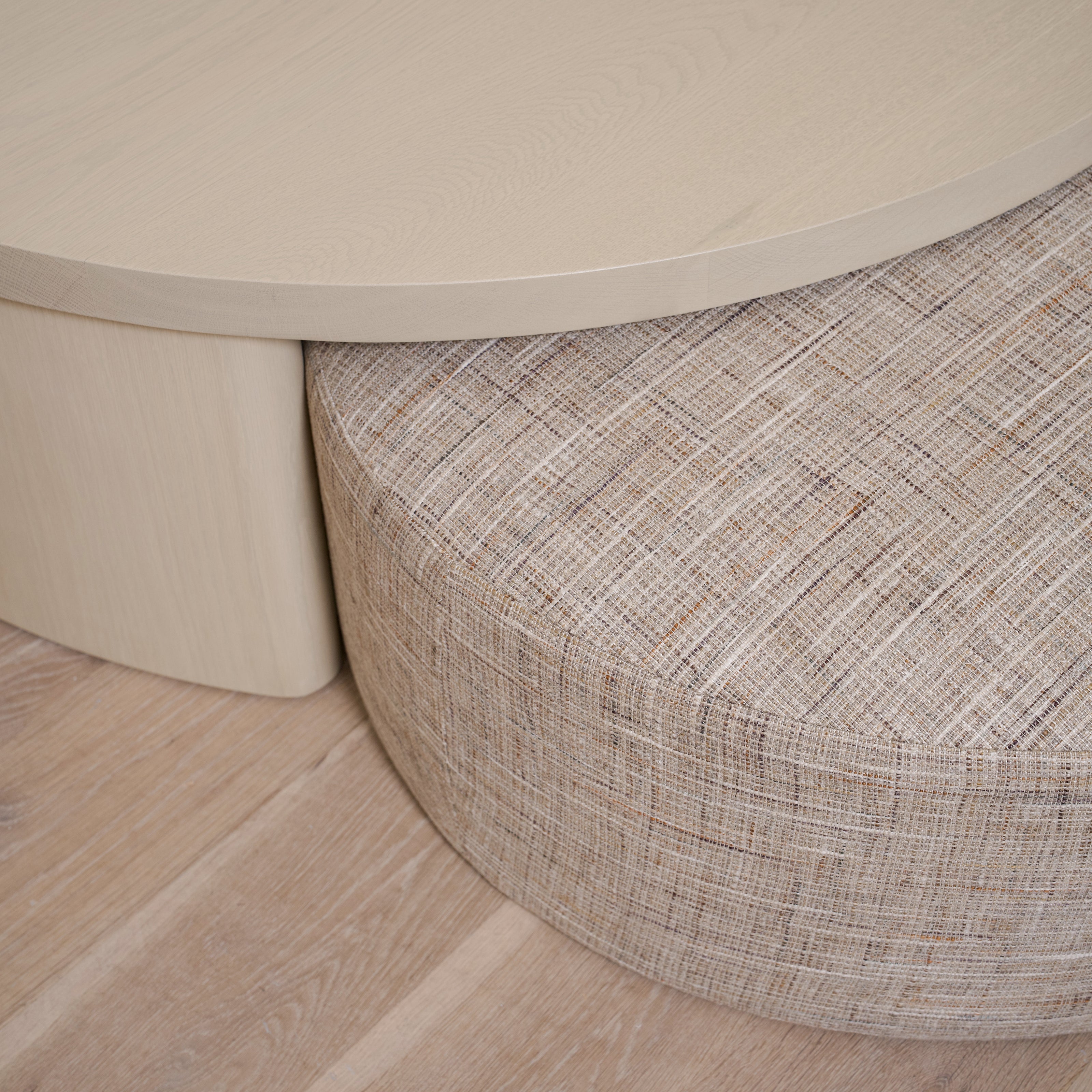 Shelby Nesting Ottomans with Tables | Muskoka Living Collection